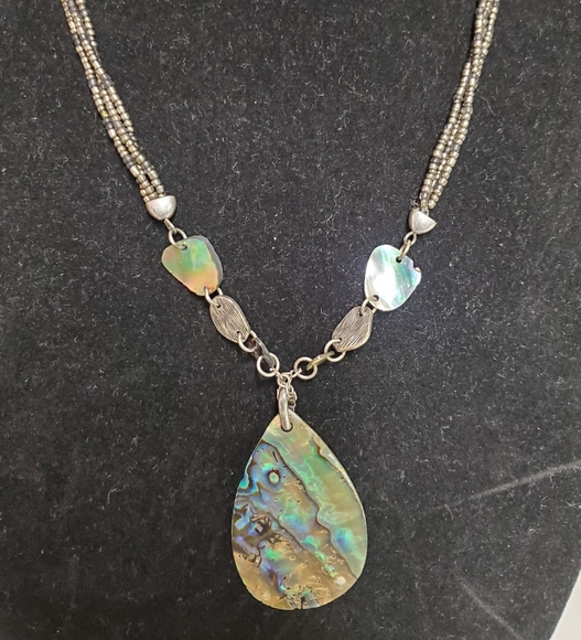 Hand Crafted | Jewelry | Paula Shell W Sterling Silver Necklace ...
